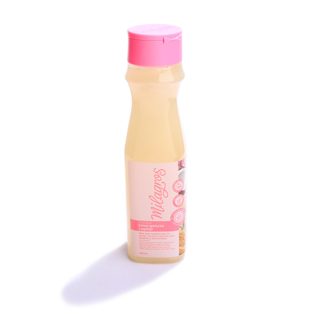 Shampoo Milagros Emergencia Capilar (Biotina + Queratina) – Burbay Beauty